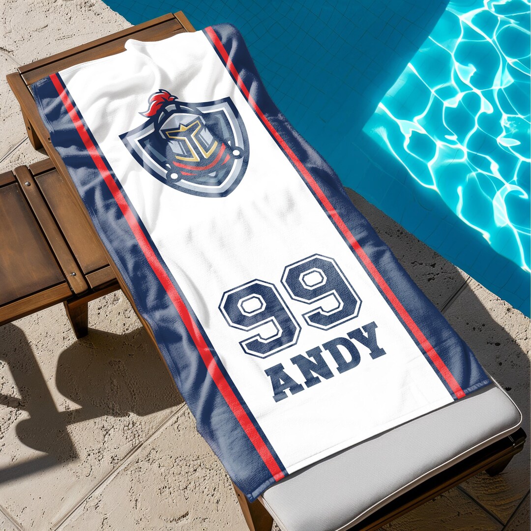 Sport Team Custom Beach Towel, Personalized School Team Towels ...