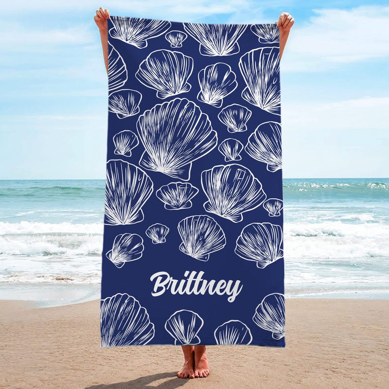 Seashell Towel - Etsy