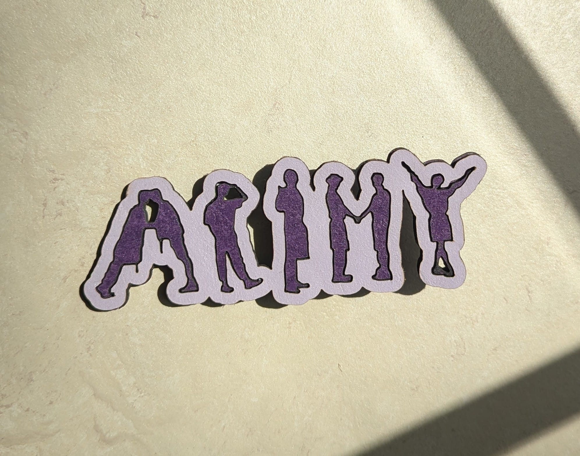 ARMY- BTS Pin- Got ARMY Right Behind Us - Etsy