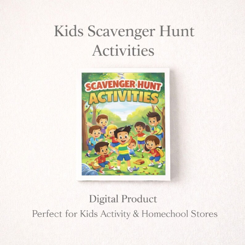 Kids Scavenger Hunt Activities Printable | Outdoor Fun | Screen-free ...