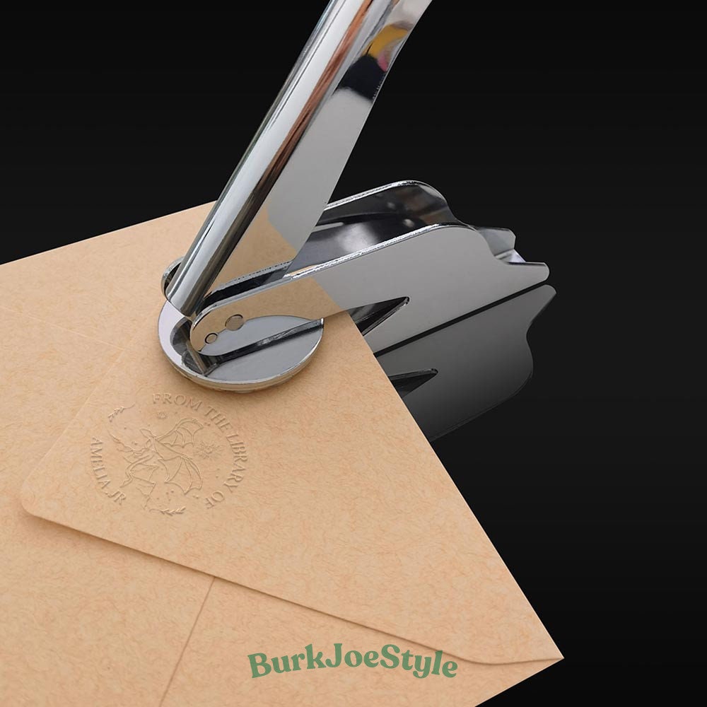 Dragon Fly Custom Embosser From the Library of Ex Libris Book Stamp ...