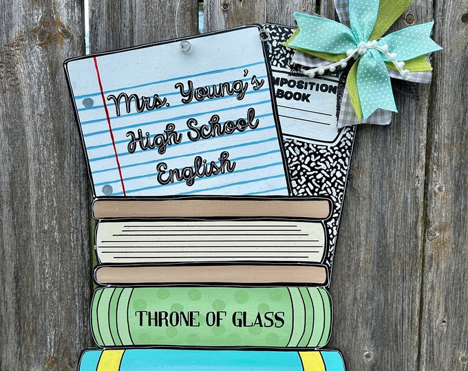 English Teacher Door Hanger, Classroom Door Hanger, Classroom Decor ...