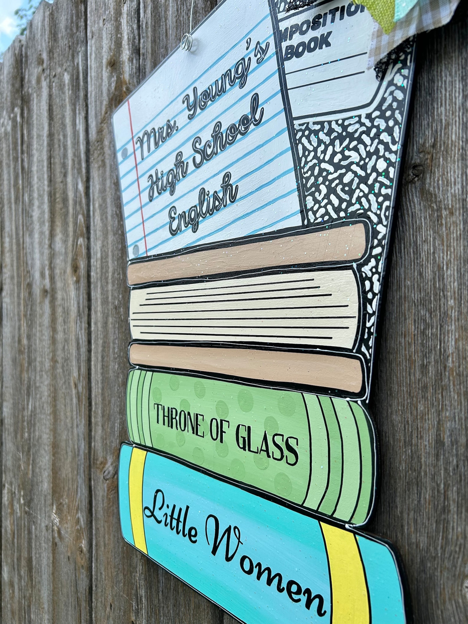 English Teacher Door Hanger, Classroom Door Hanger, Classroom Decor ...