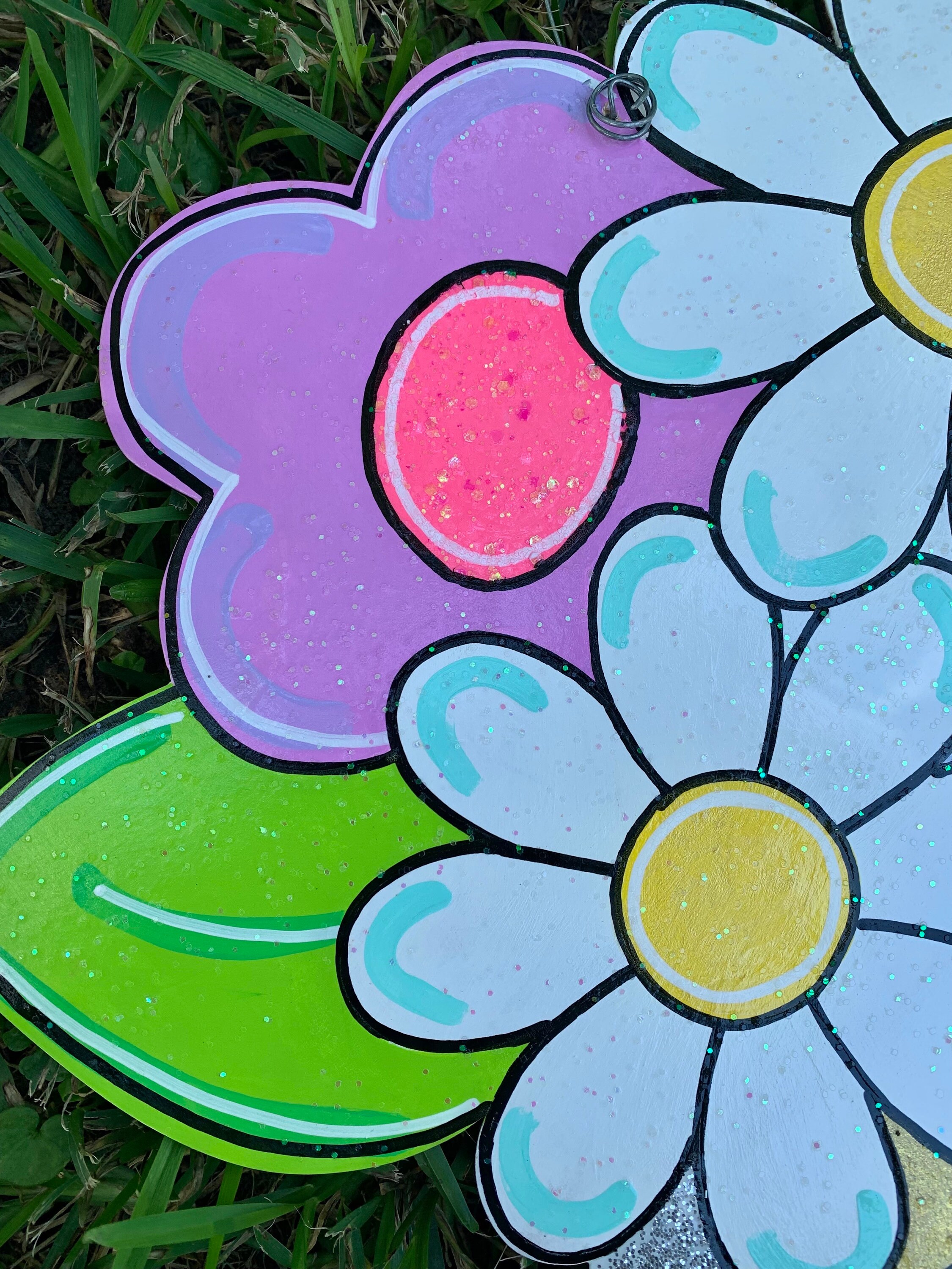 Personalized Door Sign, Disco Ball Door Hanger, Girls Room Door Sign ...