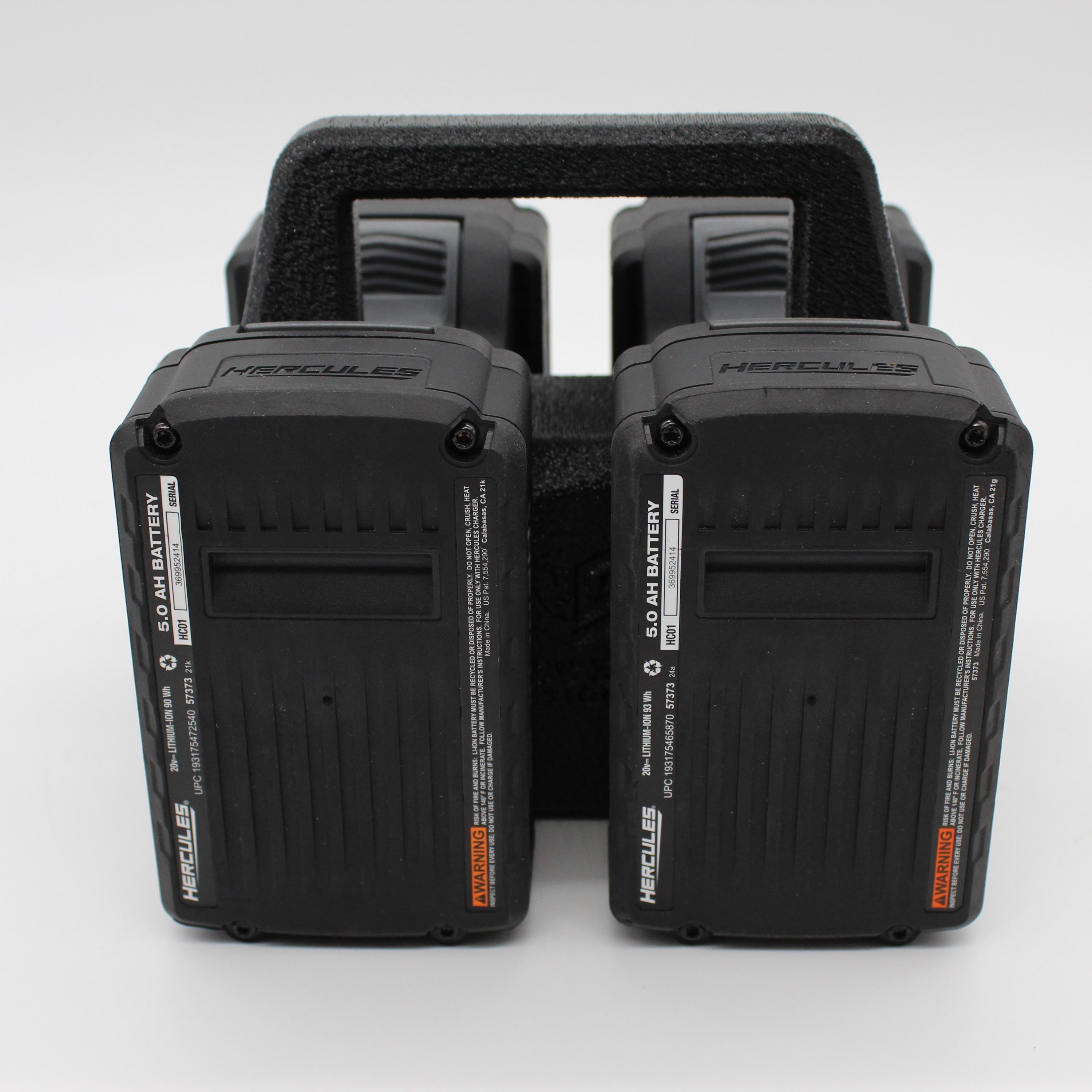 Hercules 20V 4 Slot Battery Caddy Carrying Case Battery Holder - Etsy