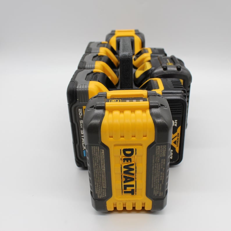 Dewalt 8 Battery Holder | Power Stack Storage for 20V 60V Flexvolt ...