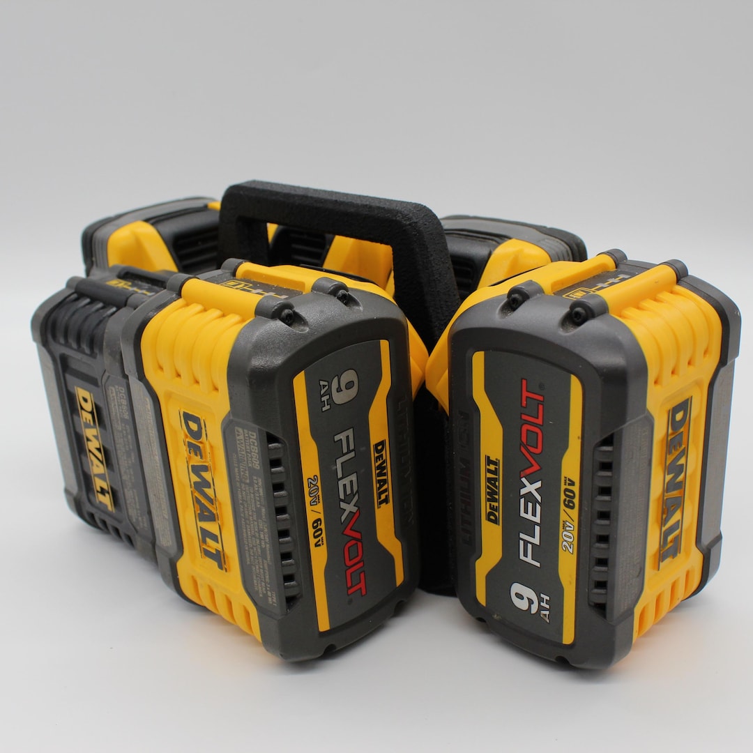 Dewalt 6 Battery Carrying Holder 20V 60V XR Flexvolt Power Stack - Etsy