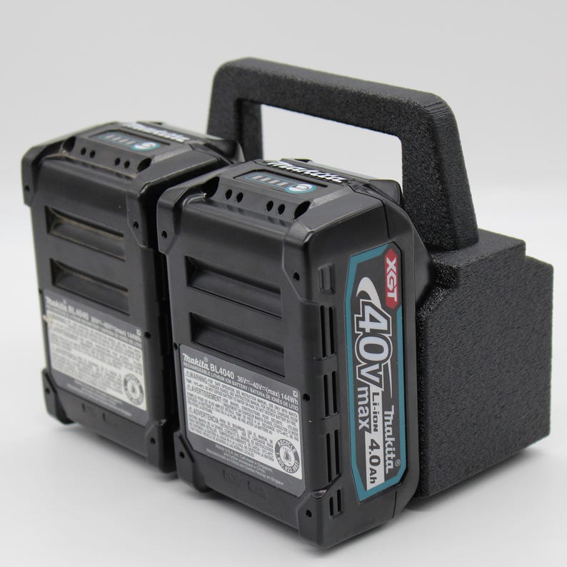 Makita 40 Volt 4 Slot Battery Caddy Carrying Case Battery Holder - Etsy
