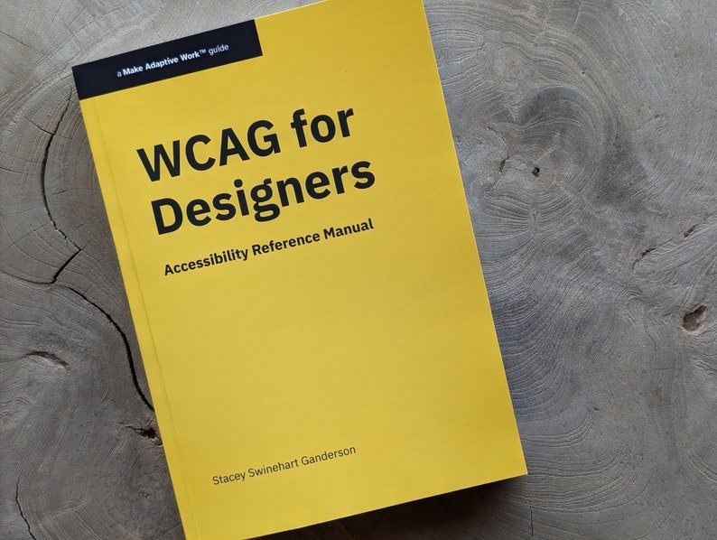 Paperback Book, "wcag for Designers: Accessibility Reference Manual ...