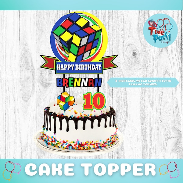 Rubiks Cube Cake Toppers - Etsy