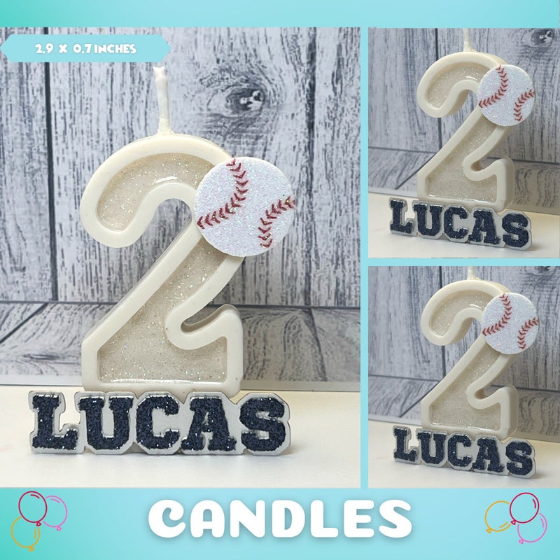 Number One Candle - Etsy