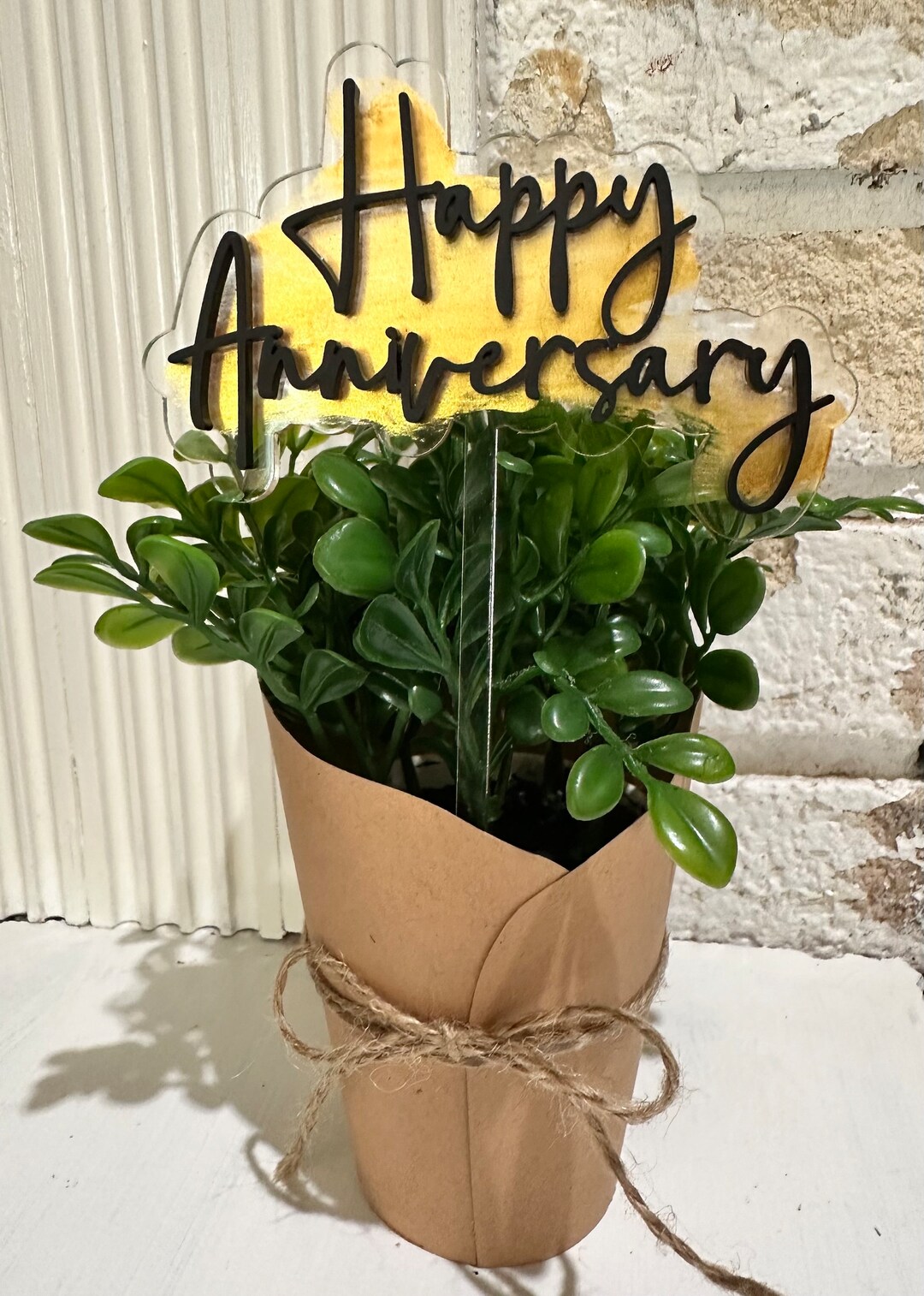 Happy Anniversary Cake Topper Svg,laser Cut File, DIY, Personalized ...