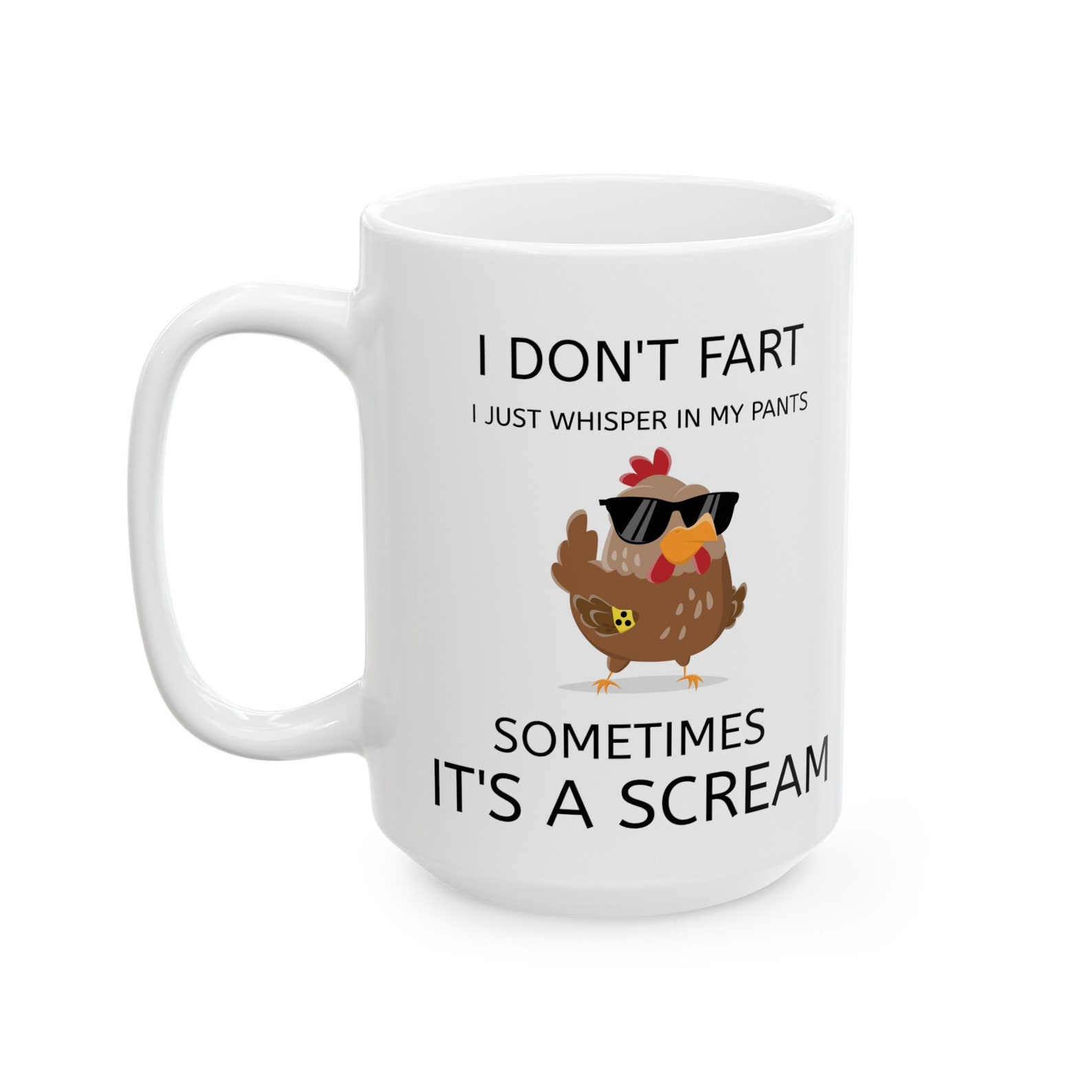 Funny Coffee Mug: I Don't Fart, I Whisper - Etsy