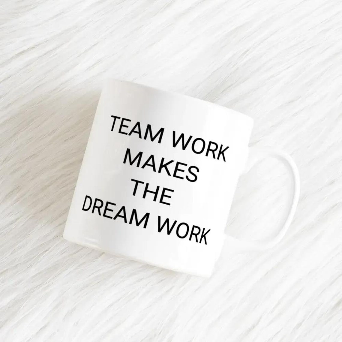 Teamwork Coffee Mug: Motivational Gift for Coworker & Boss - Etsy