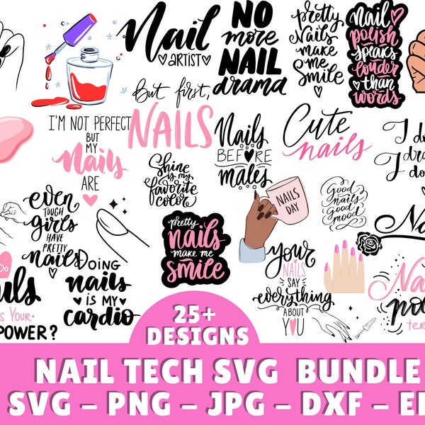 Nails Svg - Etsy