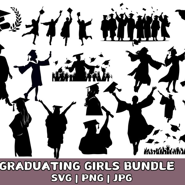 Graduation Silhouette - Etsy