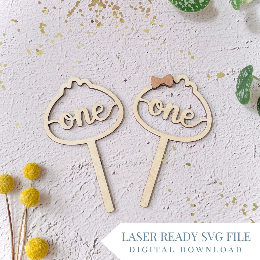 SVG- Dumpling Bao First Birthday Cake Topper| First Birthday Cake Smash ...