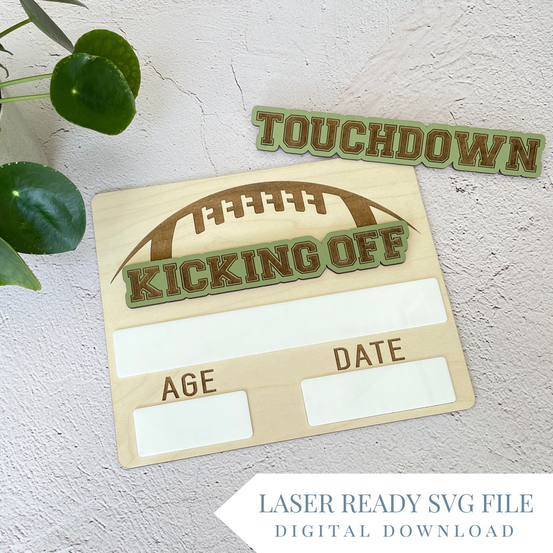 SVG - Football First and Last Day of School Sign | Back to School Board ...