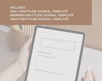 Gratitude Journal Printable; Template; Mindfulness; Self Care Log ...