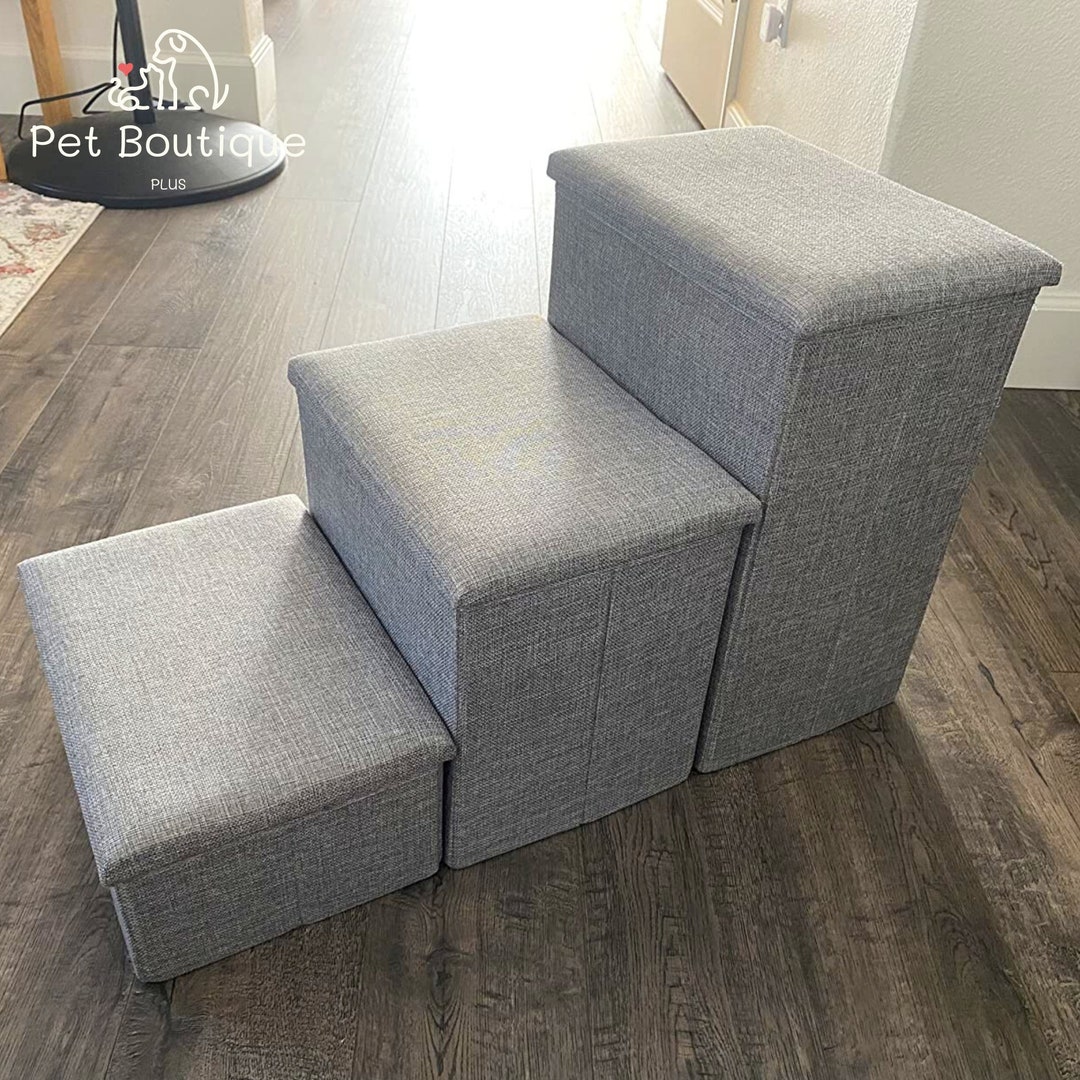 Dog Steps, Dog Step for Beds, Pet Ramp, Pet Steps, Wooden Dog Stairs ...