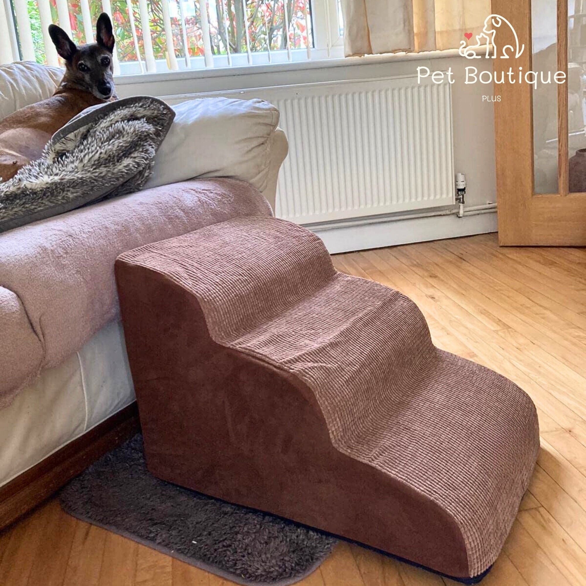 Dog Steps, Dog Step for Beds, Pet Ramp, Pet Steps, Wooden Dog Stairs ...