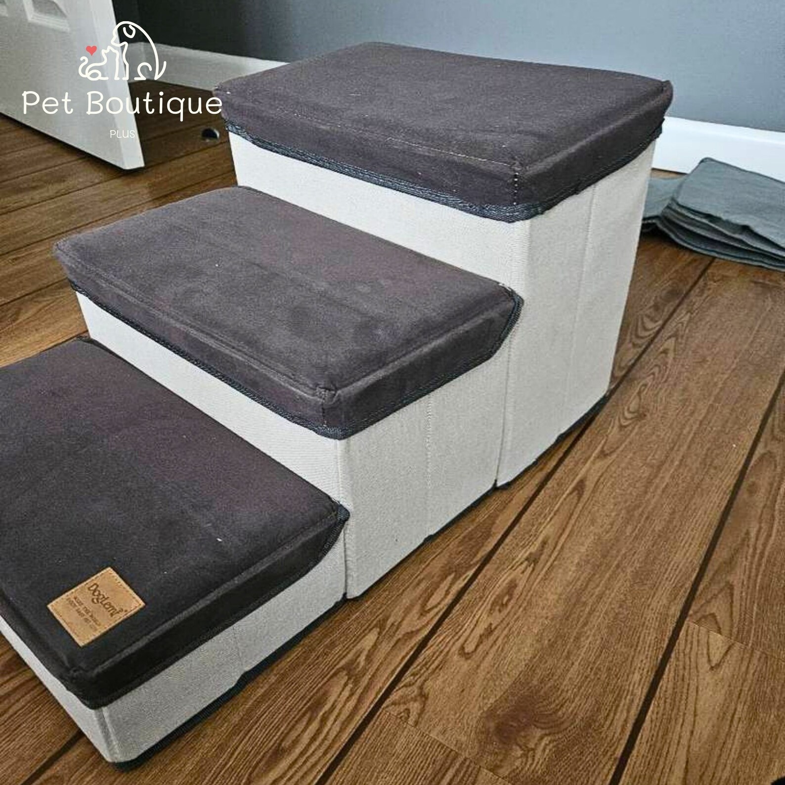 Dog Steps, Dog Step for Beds, Pet Ramp, Pet Steps, Wooden Dog Stairs ...