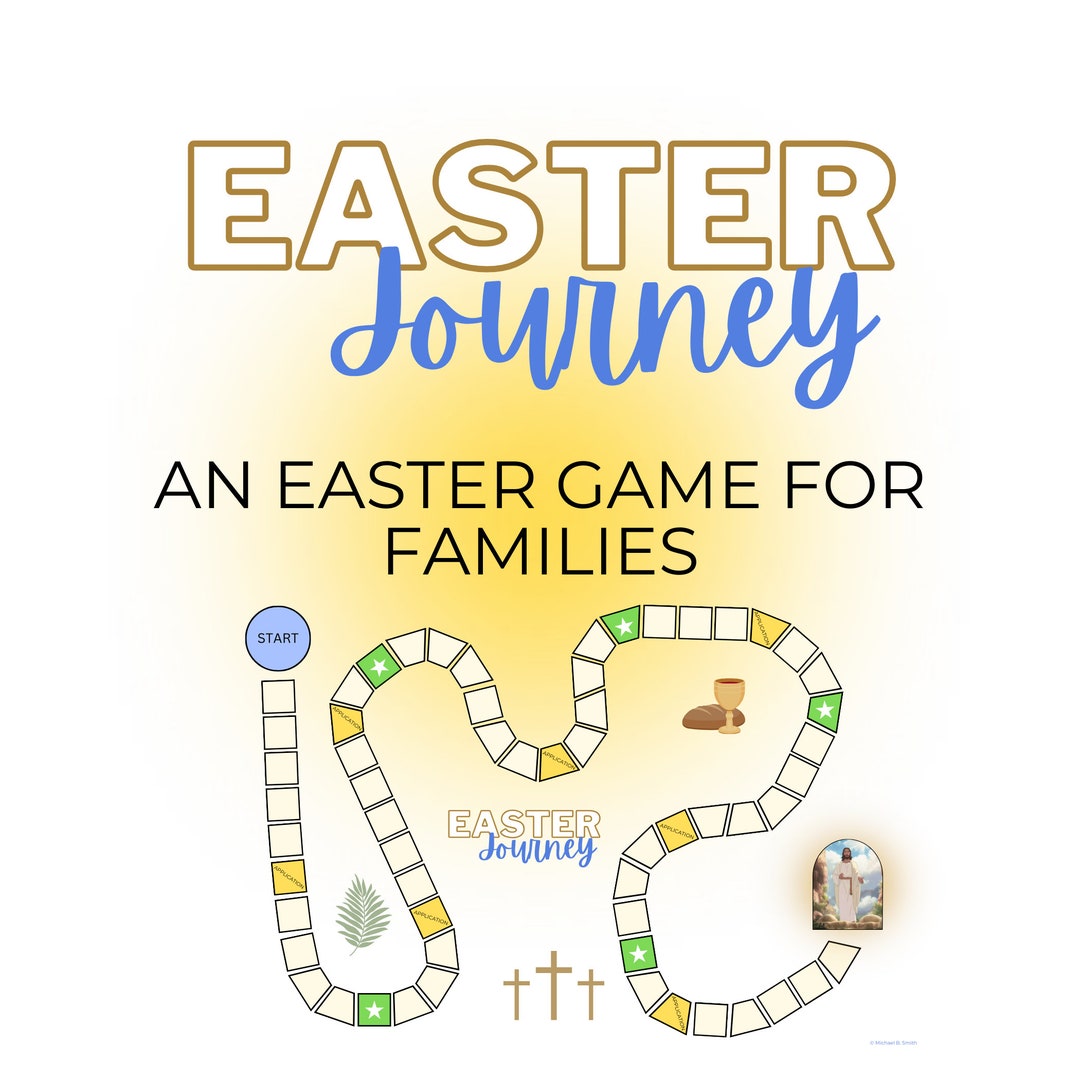 Easter Journey Game Children Families Jesus Christ Resurrection Holy ...