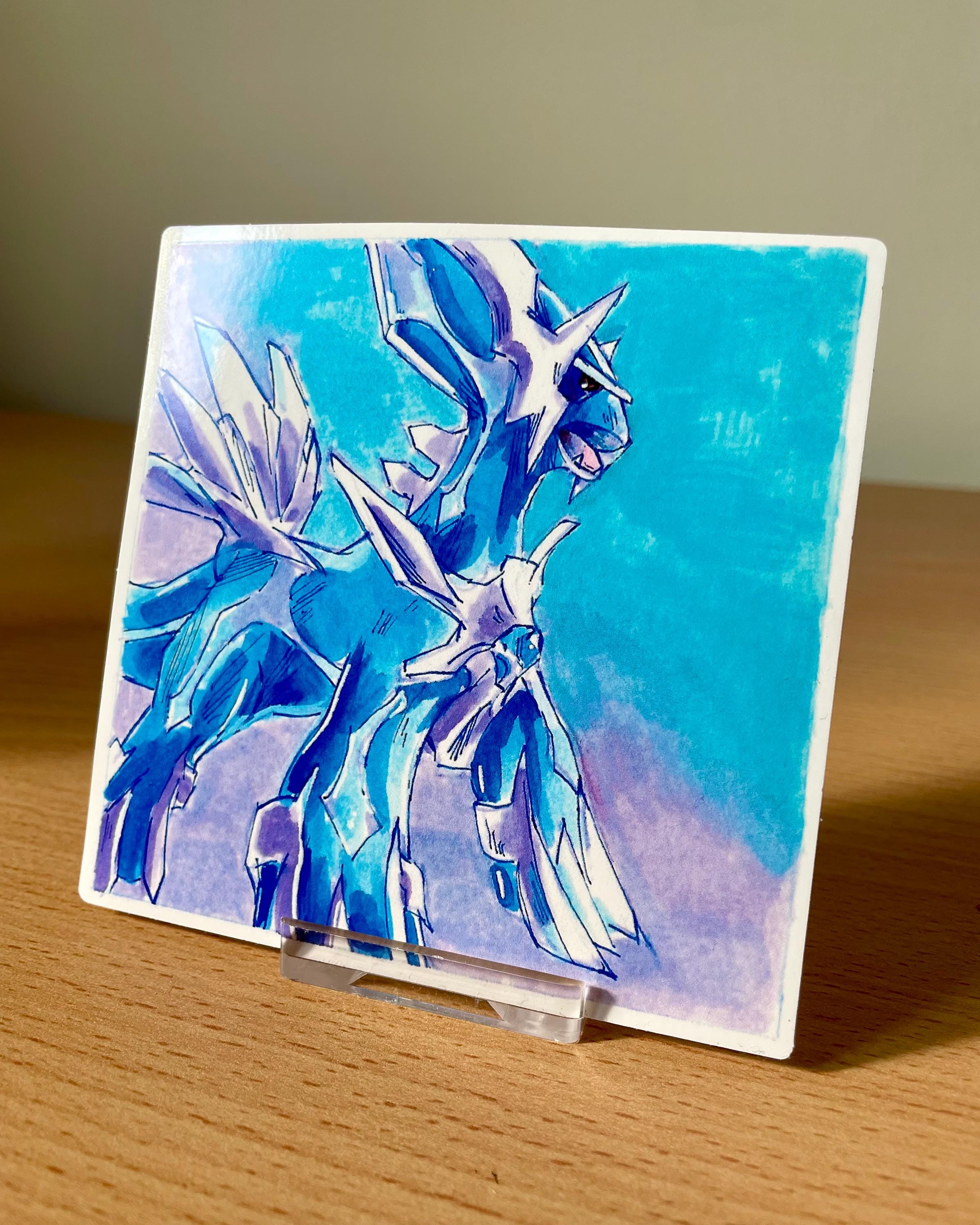 Diagla Vinyl Sticker, Legendary Pokemon, Decals for Laptop, Water ...