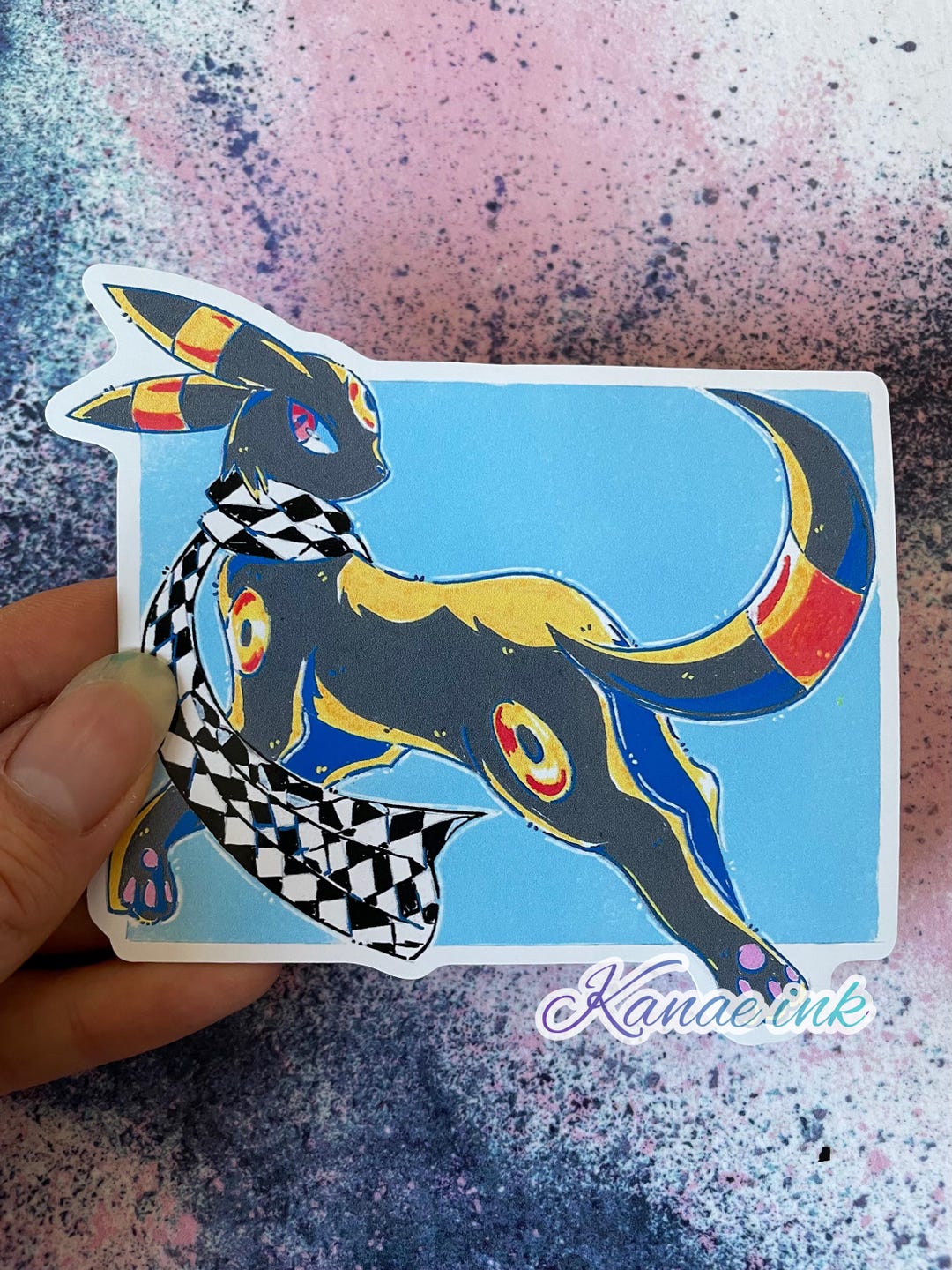 Umbreon Sticker, Vinyl Die Cut, Pokemon, Eeveelutions, Decals for ...