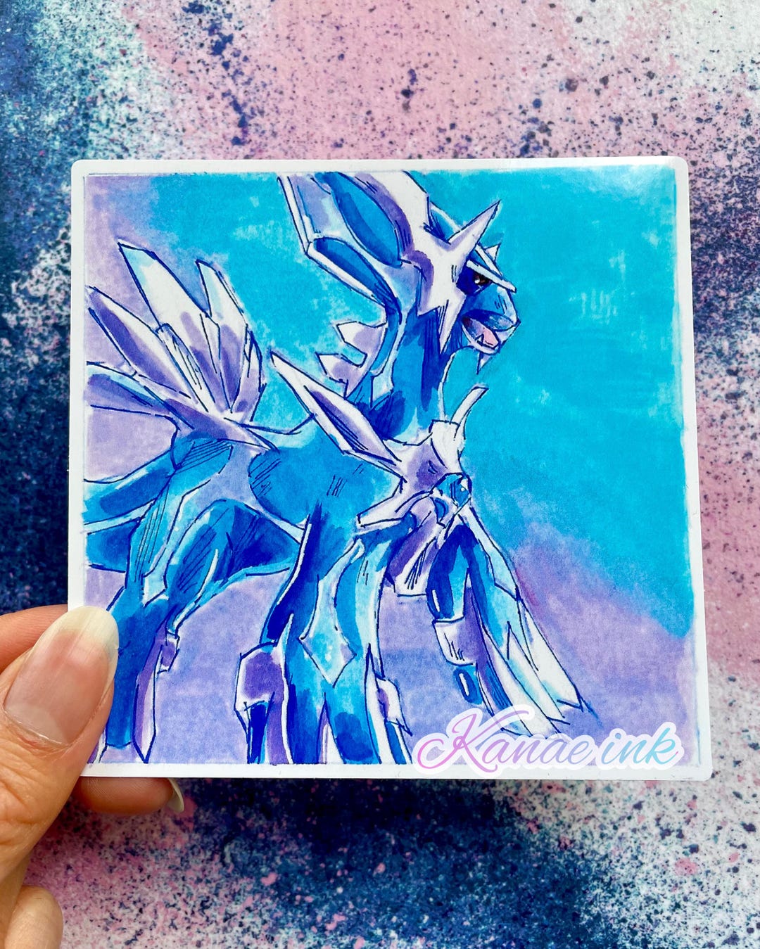 Diagla Vinyl Sticker, Legendary Pokemon, Decals for Laptop, Water ...