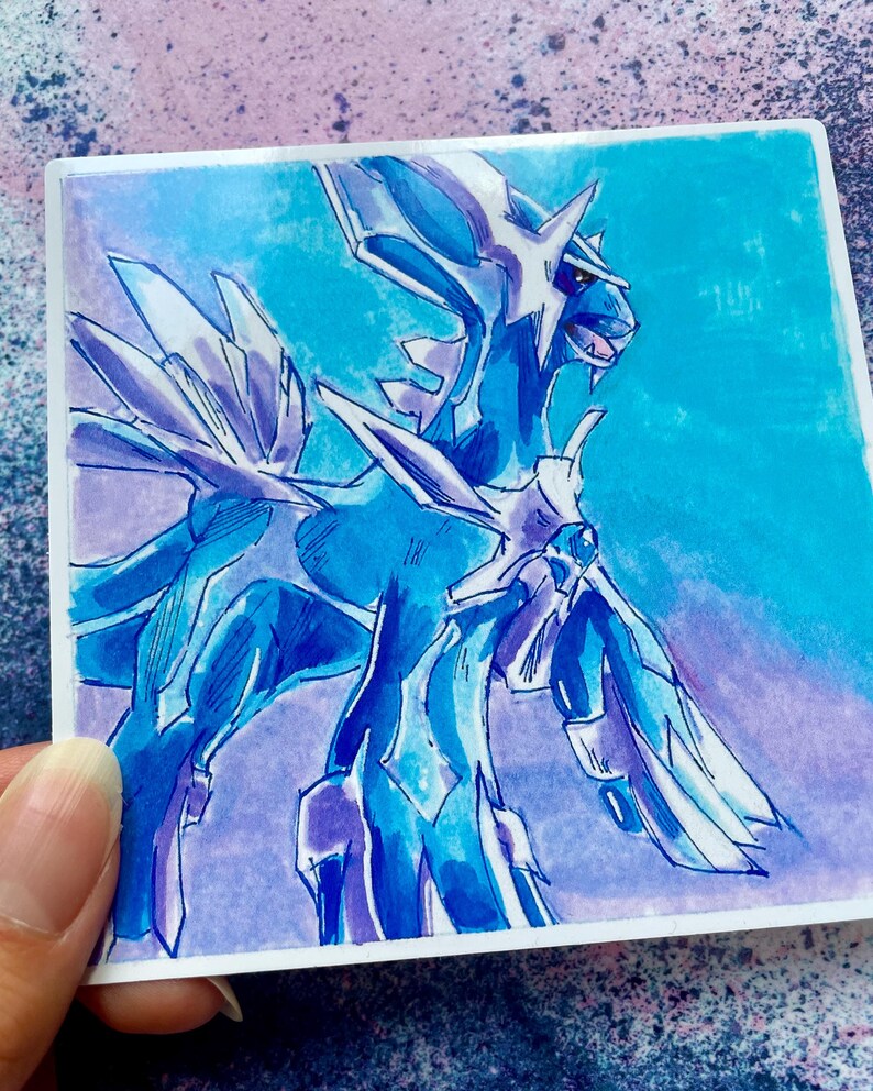 Diagla Vinyl Sticker, Legendary Pokemon, Decals for Laptop, Water ...