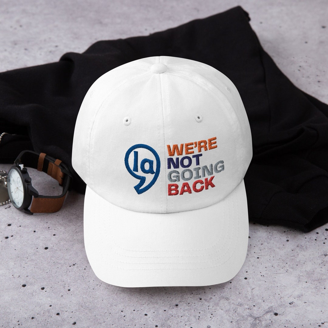 Kamala Harris Hat | We're Not Going Back | Not Going Back Hat | Comma ...