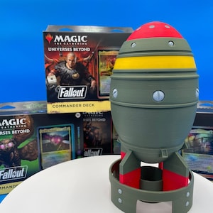 Mini Nuke MTG Deck Box: Fallout Themed 100 Card Storage - Etsy