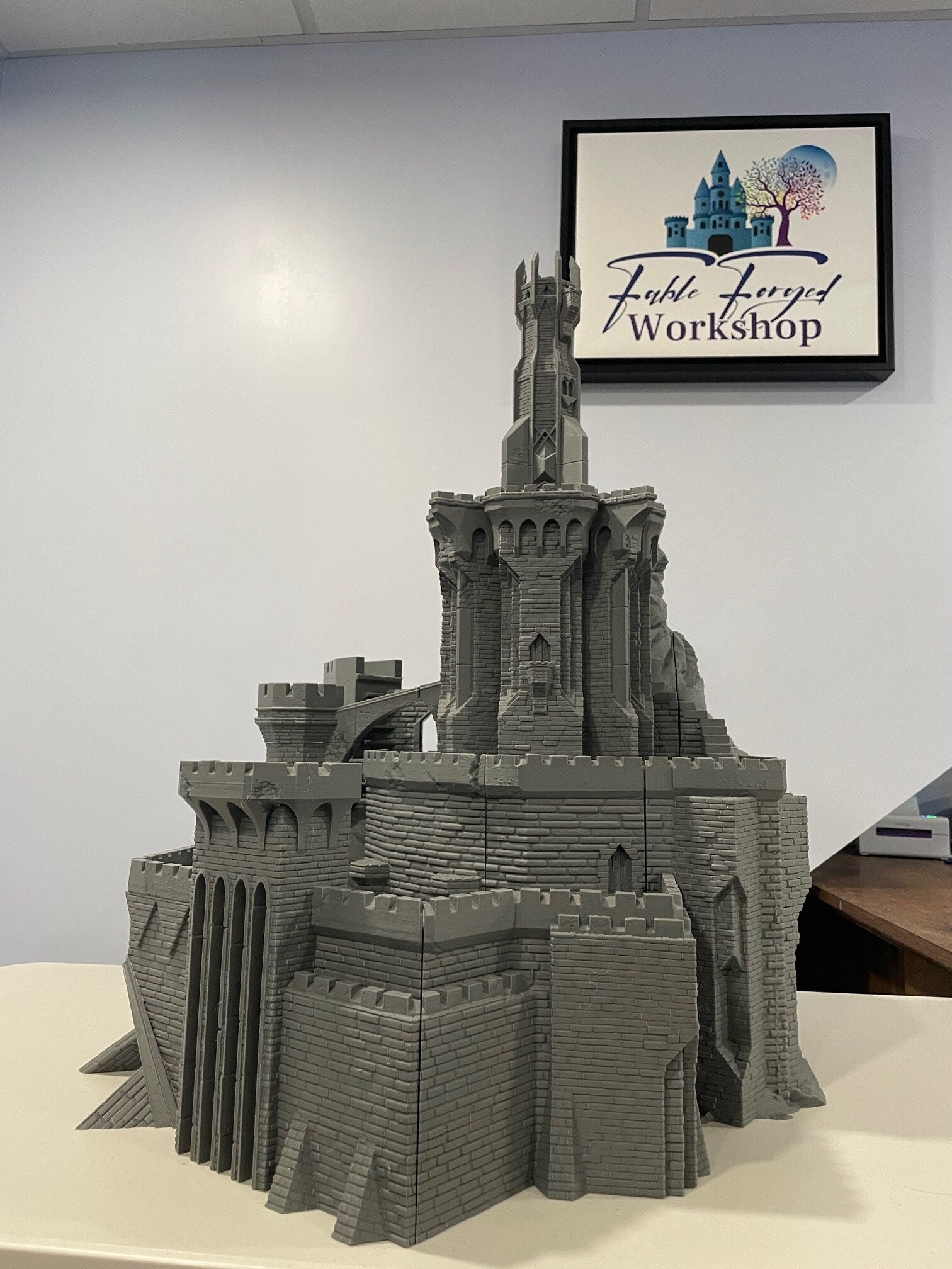 Tabletop Terrain - Giant Dark Fortress - Warhammer - Dungeons and ...