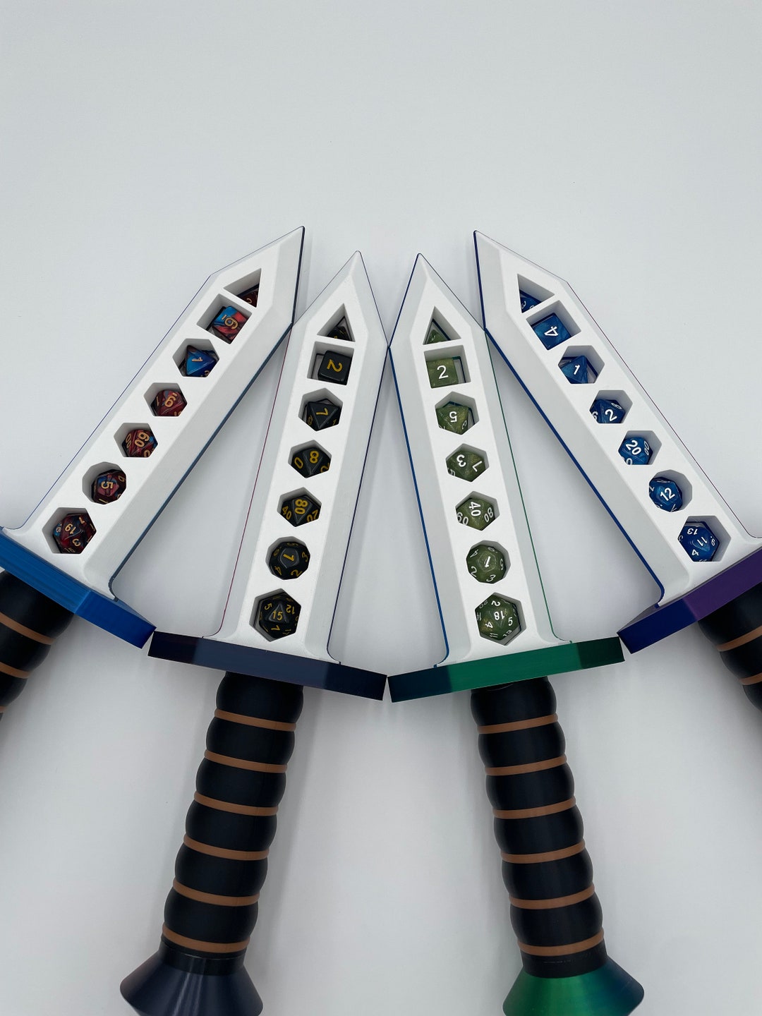 Dice Dagger | Storage for 2 Sets of Standard Dice | 1 Set of Dice ...