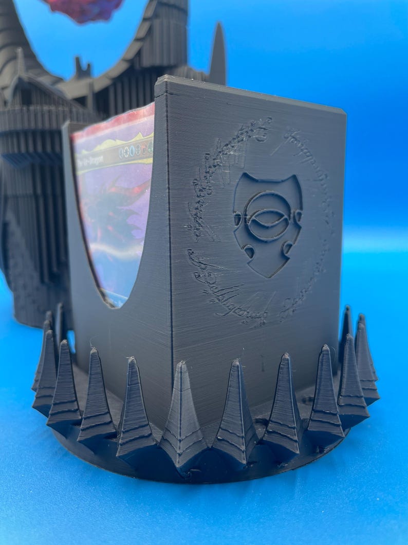 MTG LOTR Sauron’s Tower Inspired Deck Box | Magic the Gathering | EDH ...