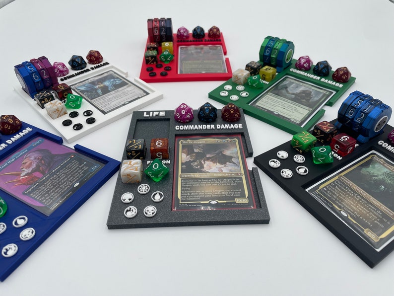 MTG Life Counter | D100 | Custom Made | 3D Printed | Commander Tray ...