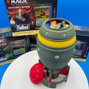 Mini Nuke MTG Deck Box: Fallout Themed 100 Card Storage - Etsy