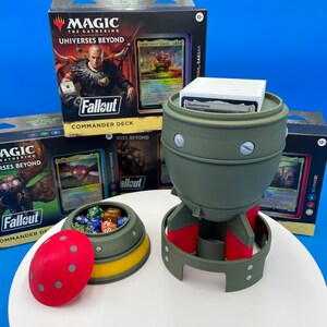 Mini Nuke MTG Deck Box: Fallout Themed 100 Card Storage - Etsy