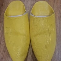 Babouche Marocaine En Cuir Naturel, Babouche Pour Homme,babouches Femme ...