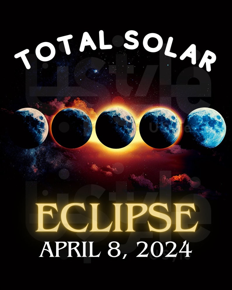 Total Eclipse Phases Png Total Solar Eclipse 2024 Png April 8 2024 Png ...