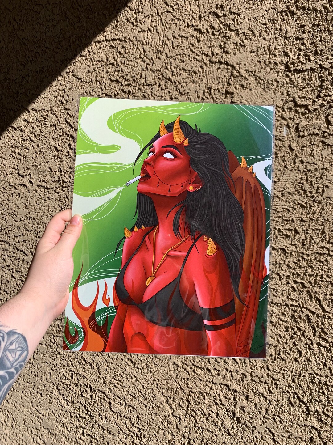 She Devil Art Print: Demonic Gothic Decor (11x14) - Etsy