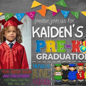 Pre-k Graduation Invitations - Etsy