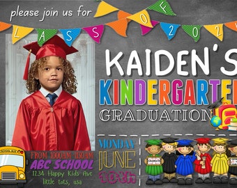 Kindergarten Graduation Invitation - Etsy
