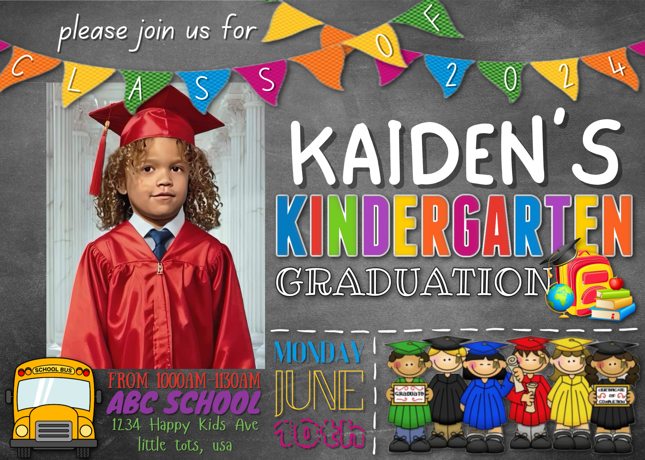 Kindergarten Graduation Invitation - Etsy