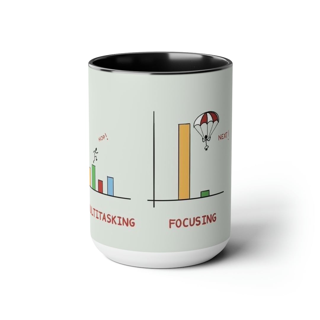 Focus Multitask Coffee Mugs, 15oz - Etsy