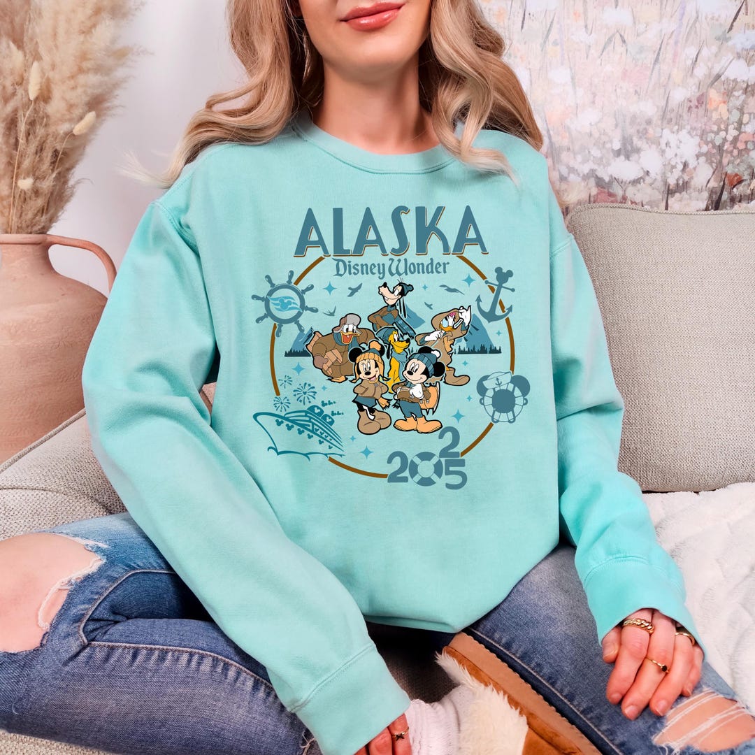 Disneyworld Alaska Minnie Mickey Love Comfort Colors Shirt, Disney ...