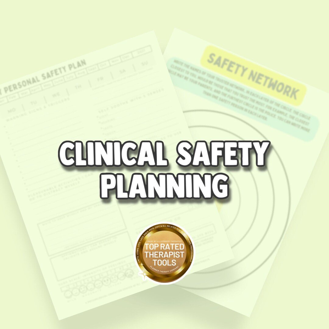 Psychotherapy Safety Planning, Therapist Documentation, Progress Notes ...