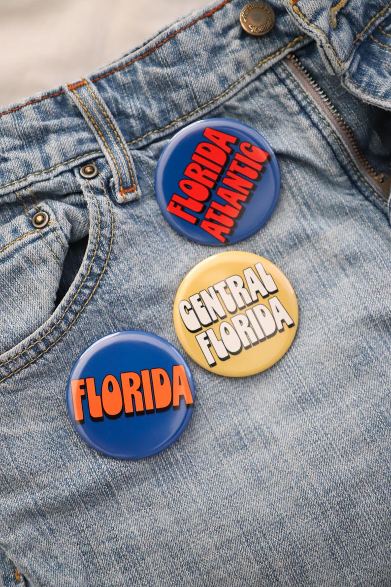 UF Gators Game Day Button Florida - Etsy