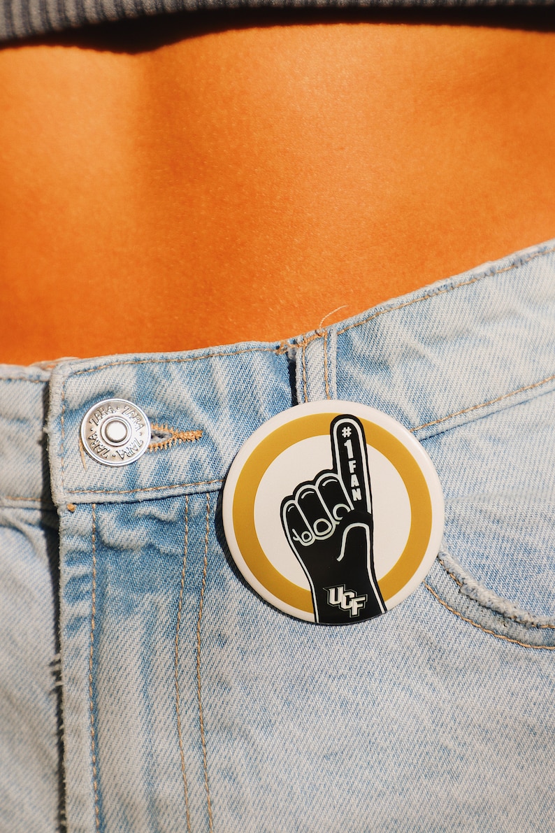 UCF Knights Game Day Button Foam Finger - Etsy